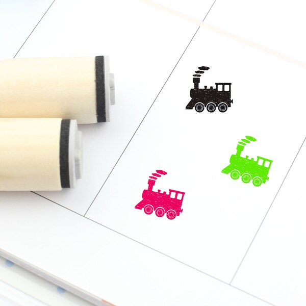 Train Stamp - Etsy