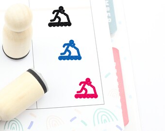 Workout Rubber Stamp | Etsy