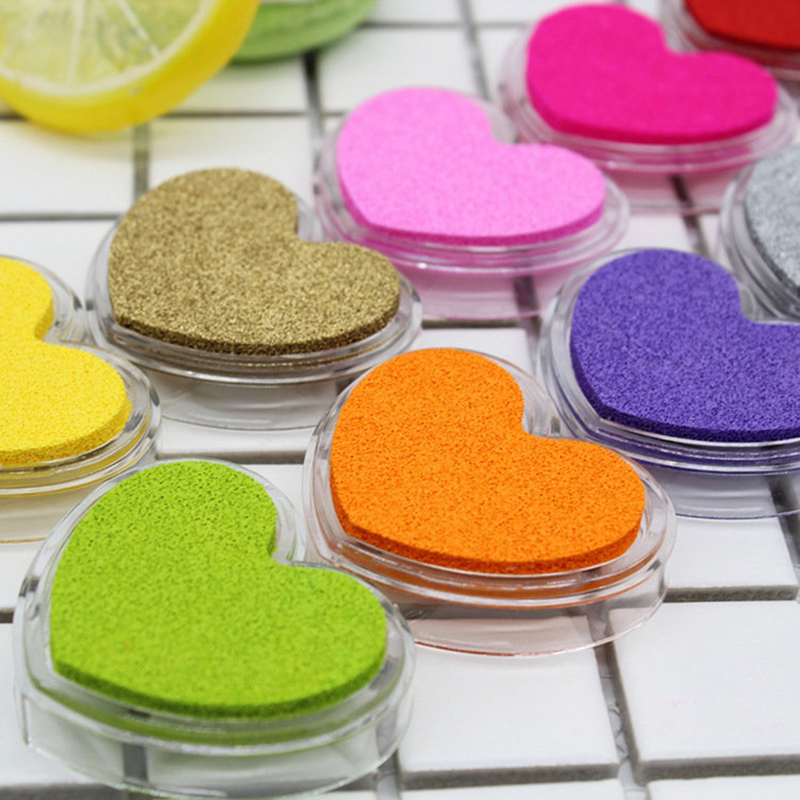 Heart Multipurpose Ink Pad Craft Ink Pad Colorful Inkpad | Etsy