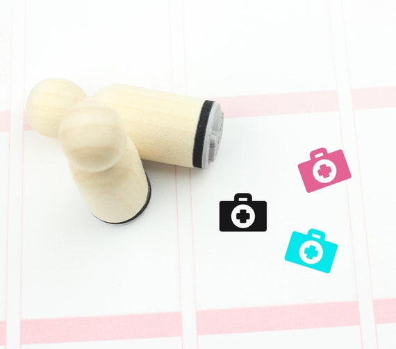 First Aid Kit Rubber Stamp First-aid Case Stamp Cute - Etsy