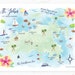 Key West Art Key West Map Key West Painting Key West Decor - Etsy
