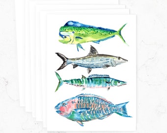 Fly Fishing Note Cards Set of 10 With Matching Envelopes - Etsy