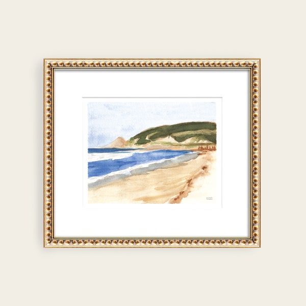 Beach Watercolor - Etsy
