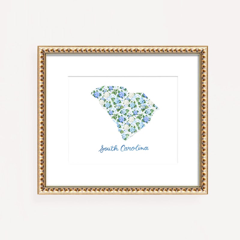 South Carolina Print - Etsy