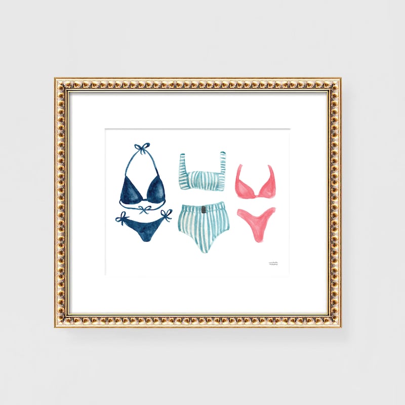 Bathing Suit Art - Etsy