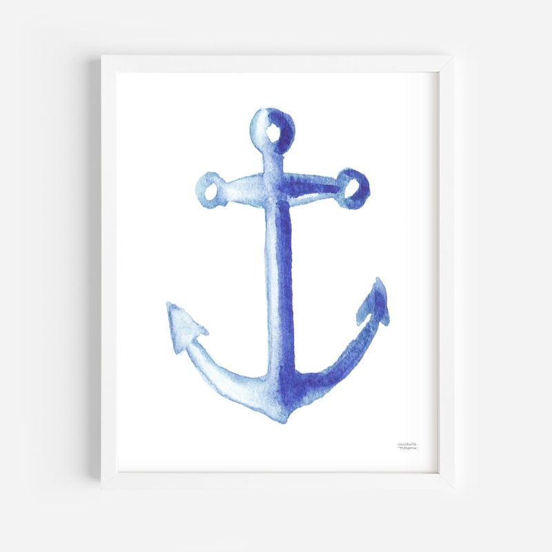Anchor Print - Etsy