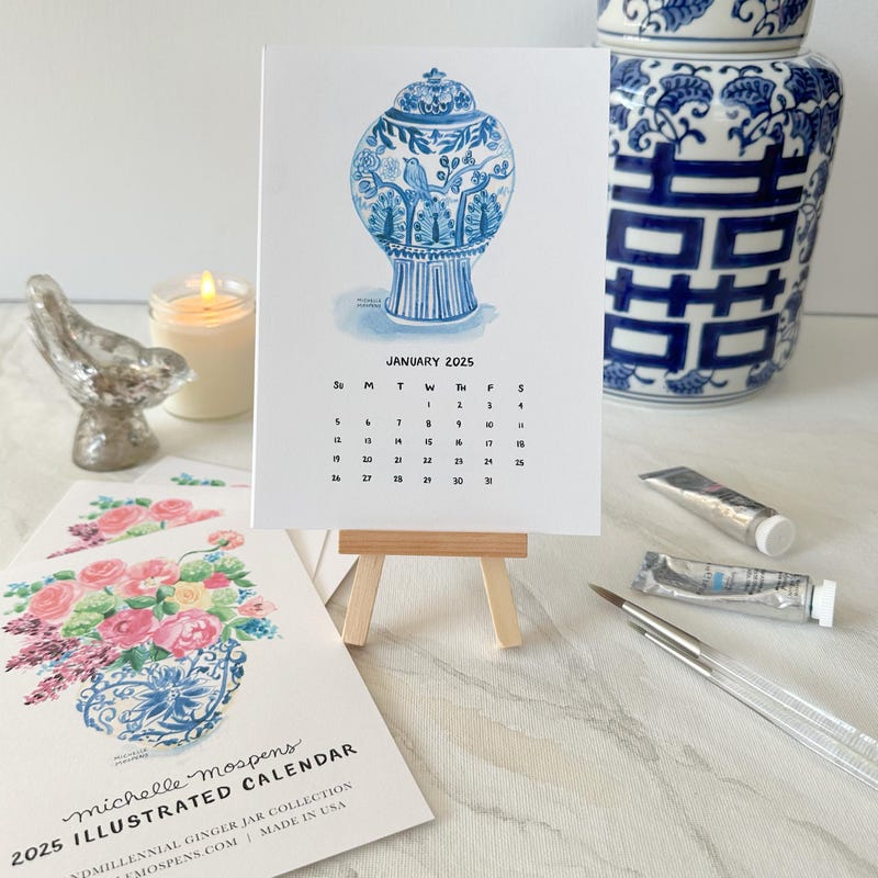 Preppy Calendar 2025 - Etsy