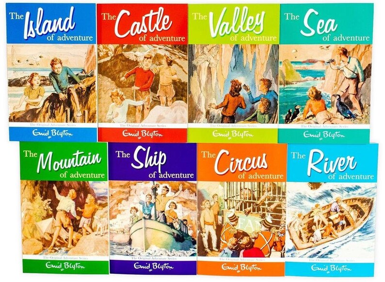 The Adventure Series 8 Books Collection Ages 9-14 Paperback Enid Blyton ...
