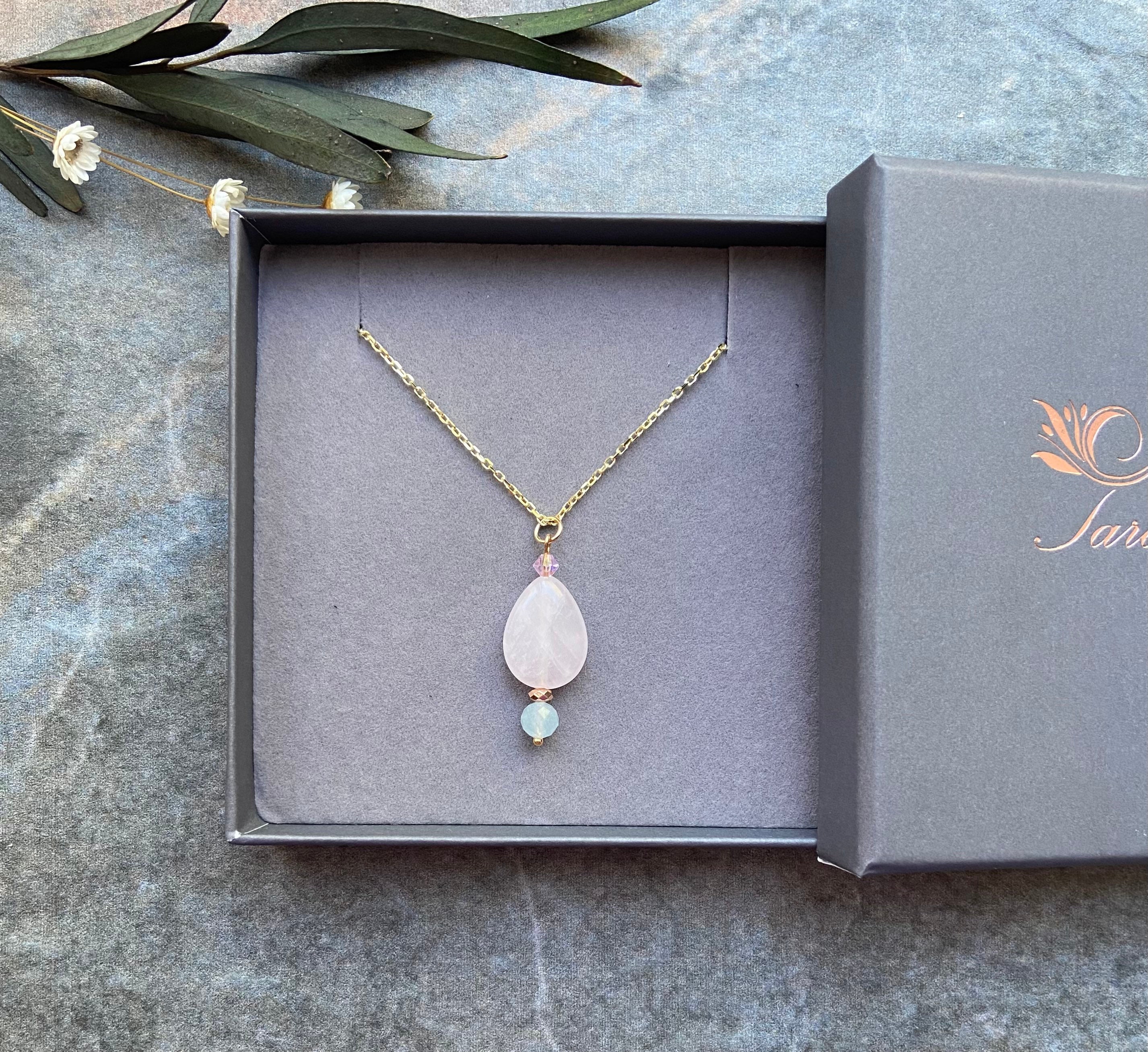 Fertility and Pregnancy Necklace Rose Quartz Necklace - Etsy