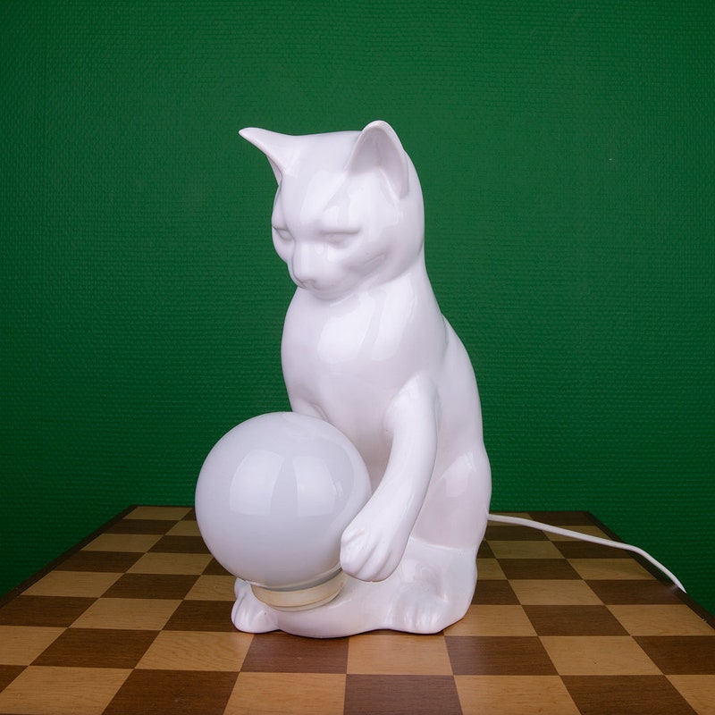 Cat Lamp - Etsy