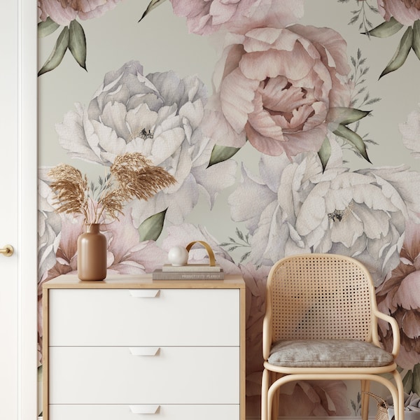 Large Scale Blue Wallpaper - Etsy