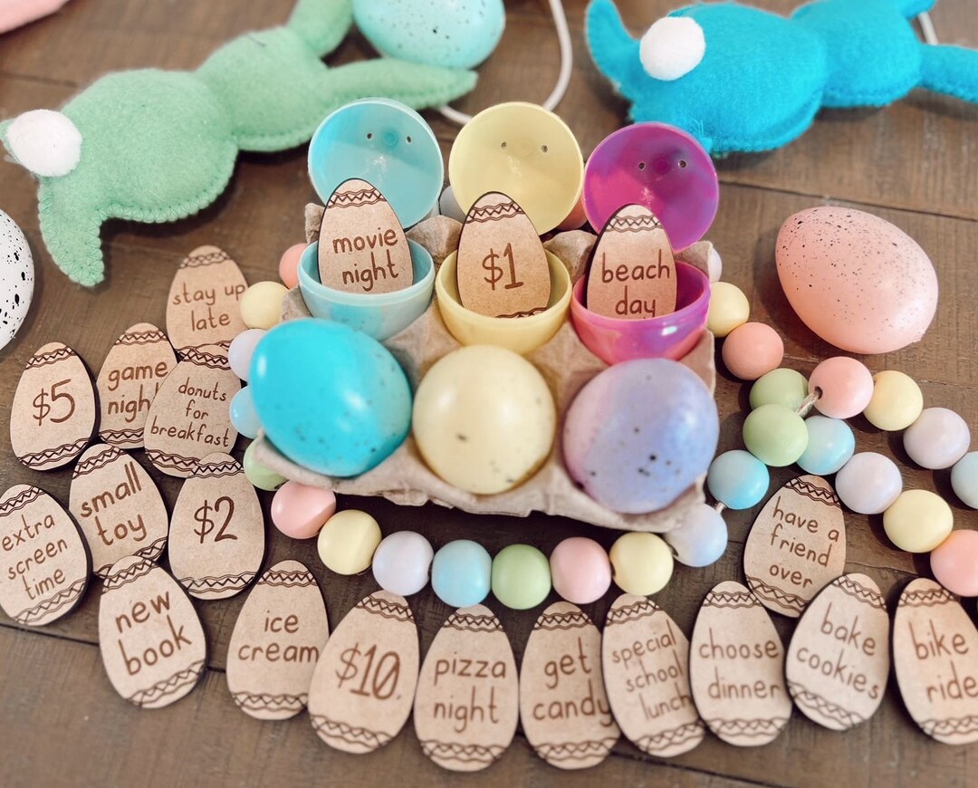 Easter Egg Tokens. Reward Coins for Children. Easter Basket Fillers ...