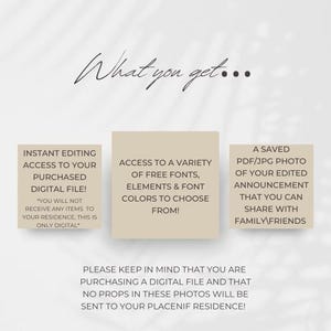 Pregnancy Announcement Flower Digital Template Pregnancy Editable Photo ...