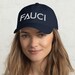 Fauci Hat, Dr Fauci Embroidered Hat, Fauci Gift Hat for Doctors and the ...