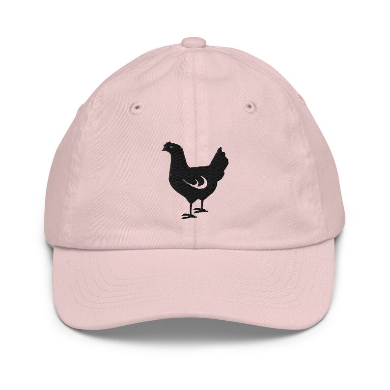 Chicken Embroidered Youth Baseball Cap Chicken Hat Chicken - Etsy