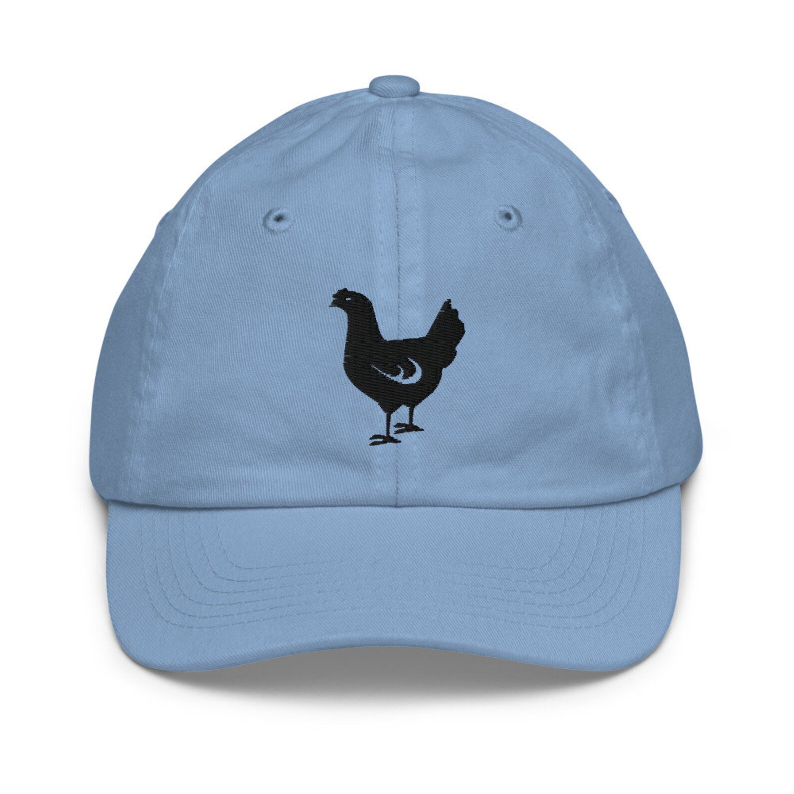 Chicken Embroidered Youth Baseball Cap Chicken Hat Chicken - Etsy