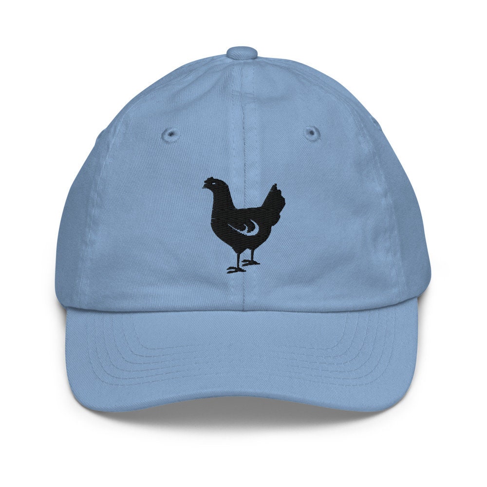 Chicken Embroidered Youth Baseball Cap Chicken Hat Chicken - Etsy UK