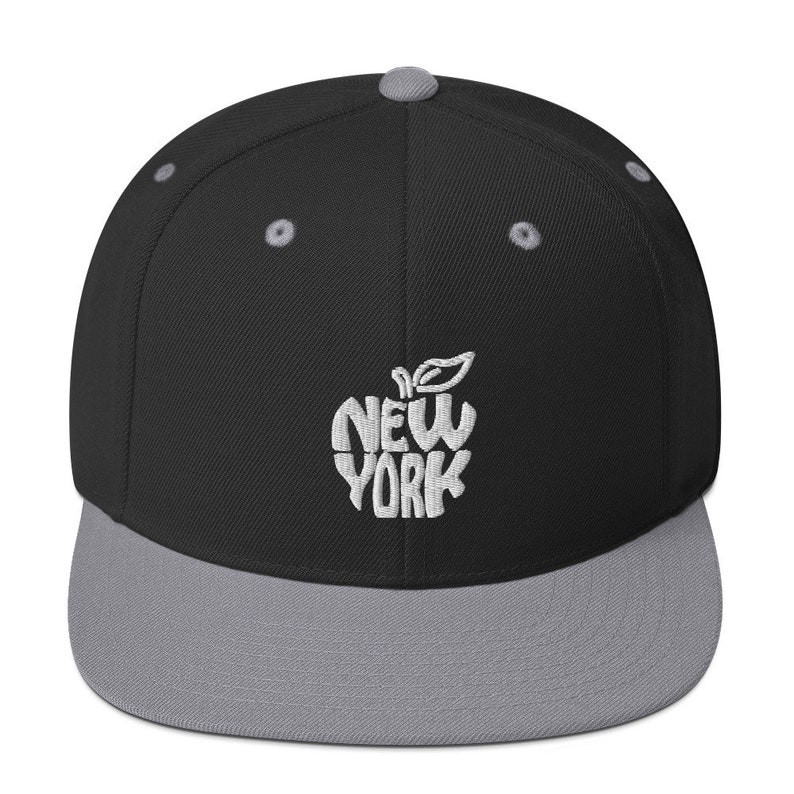 New York the Big Apple Snapback Hat - Etsy