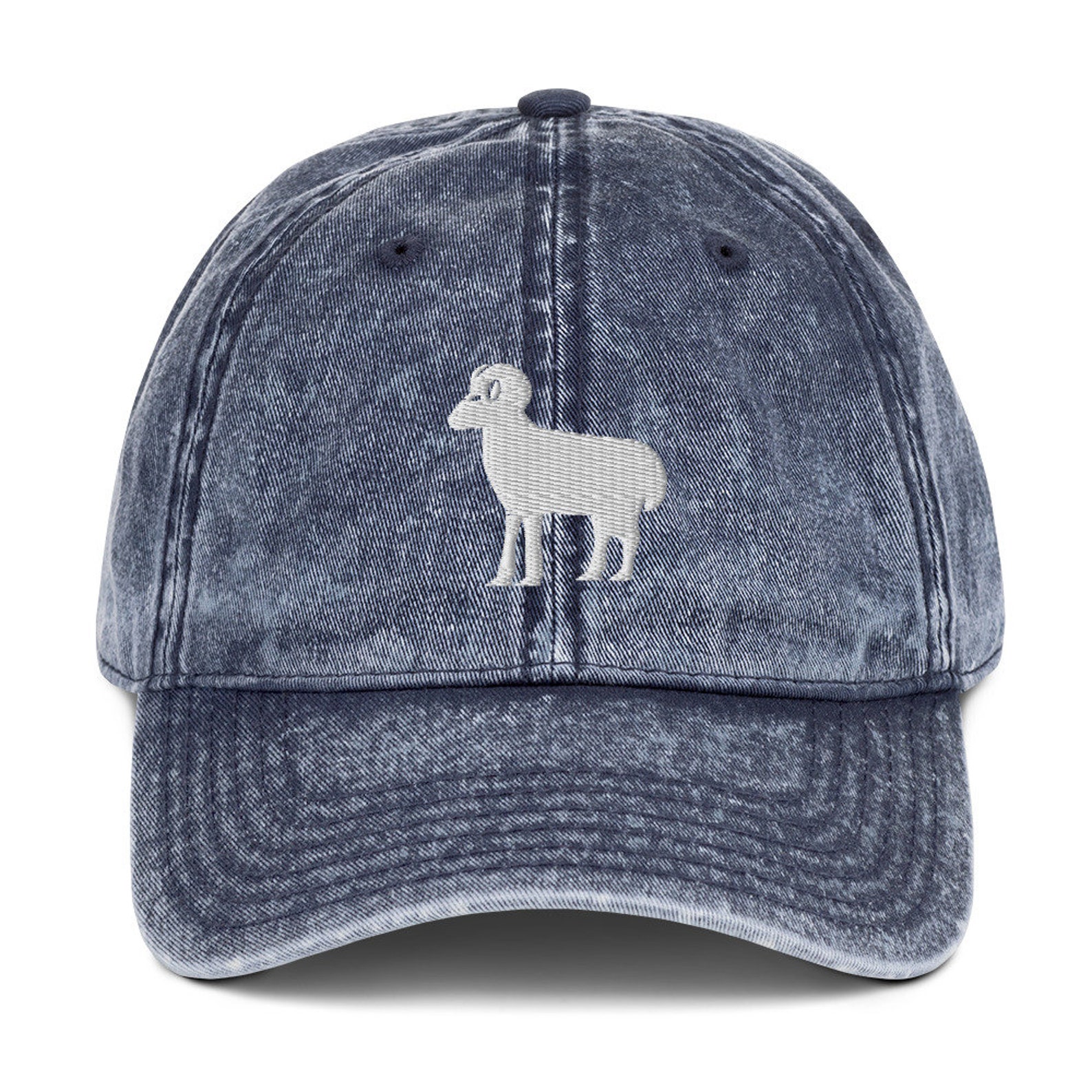 Bighorn Sheep Cap Vintage Cotton Twill Cap Sheep Art Sheep - Etsy