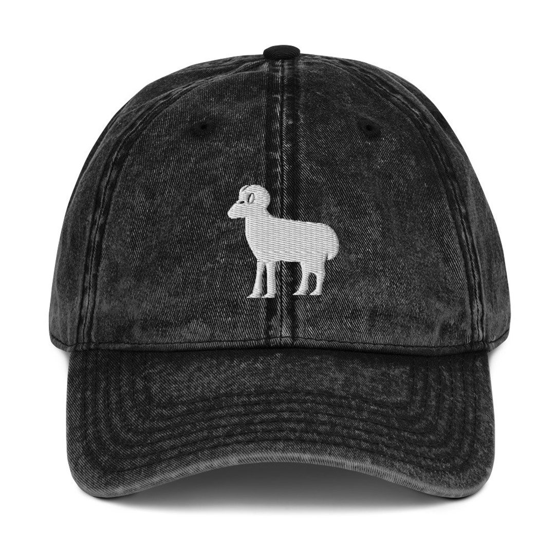 Bighorn Sheep Cap Vintage Cotton Twill Cap Sheep Art Sheep - Etsy