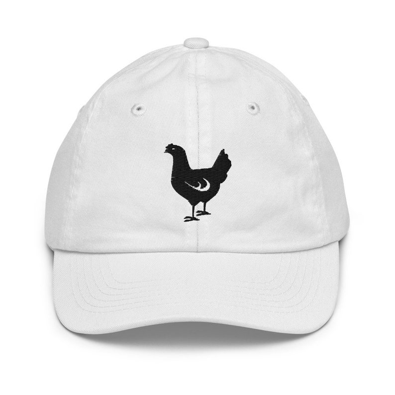 Chicken Embroidered Youth Baseball Cap Chicken Hat Chicken - Etsy