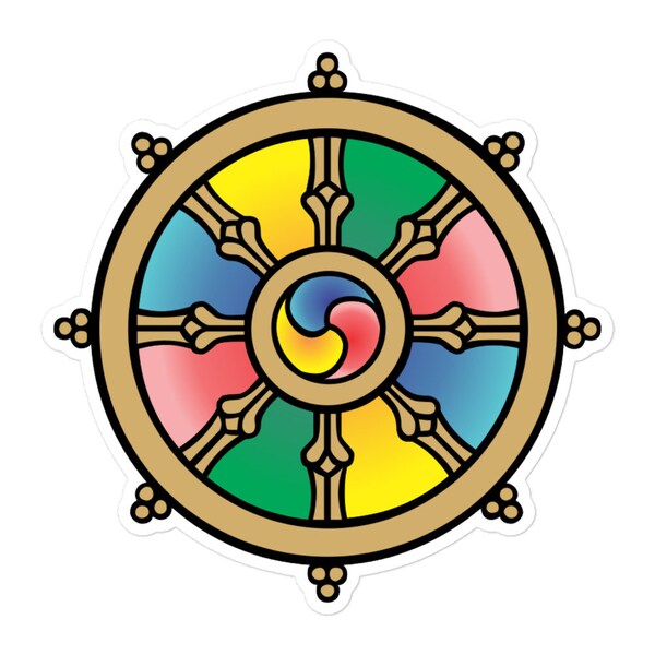 Dharma Wheel - Etsy