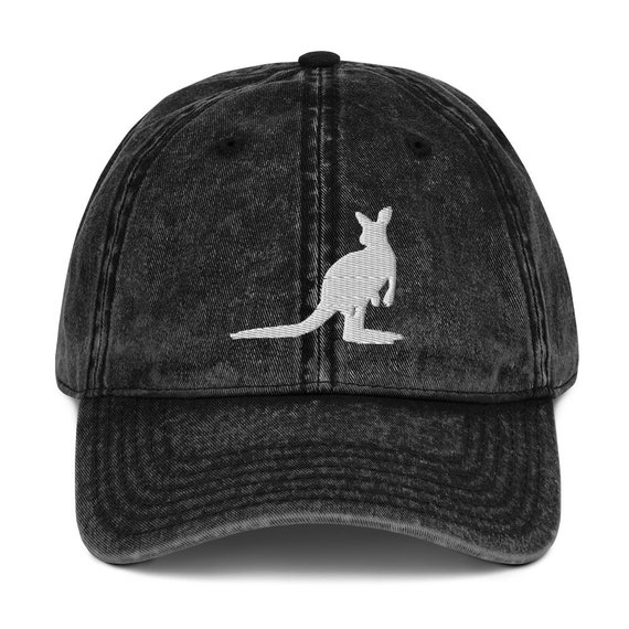 Kangaroo Hats Kangaroo Embroidered Vintage Cap Kangaroo | Etsy