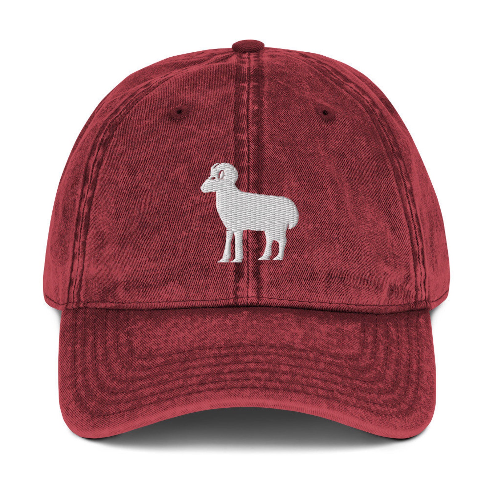 Bighorn Sheep Cap Vintage Cotton Twill Cap Sheep Art Sheep - Etsy