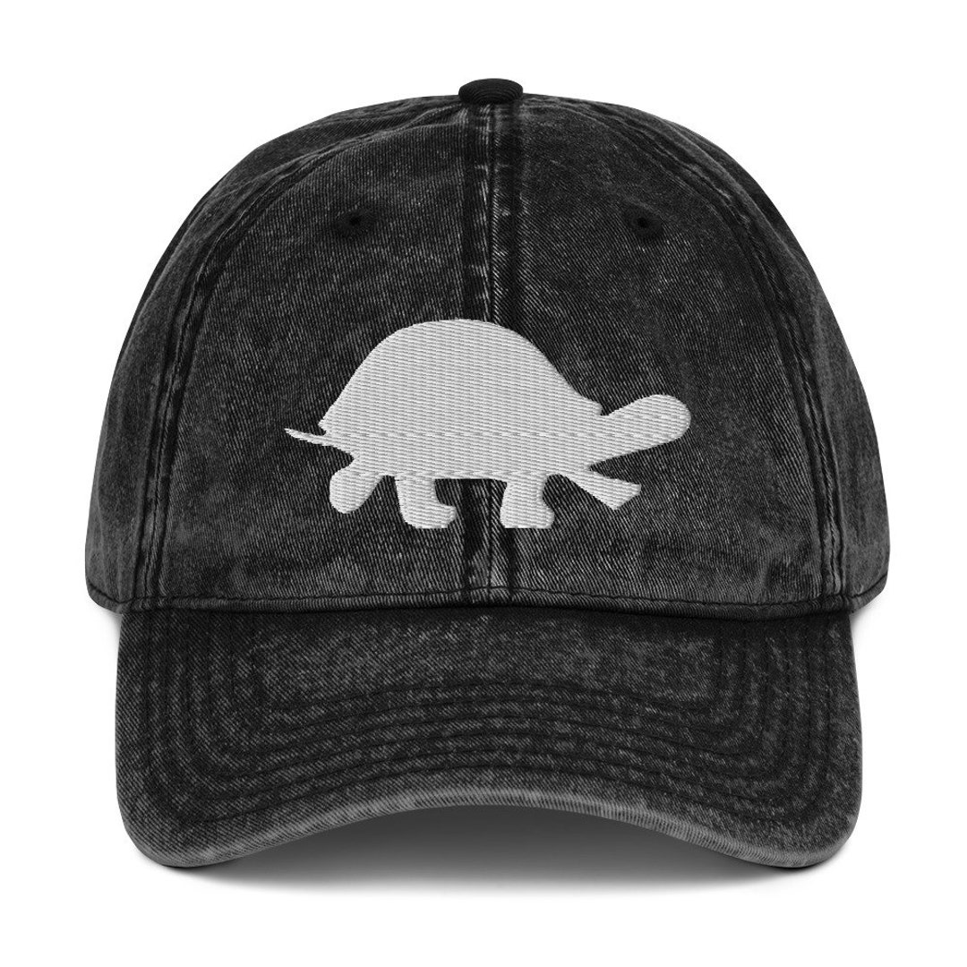 Turtle Embroidered Vintage Cap, Tortoise Hat, Turtle Gifts, Turtle Pet ...