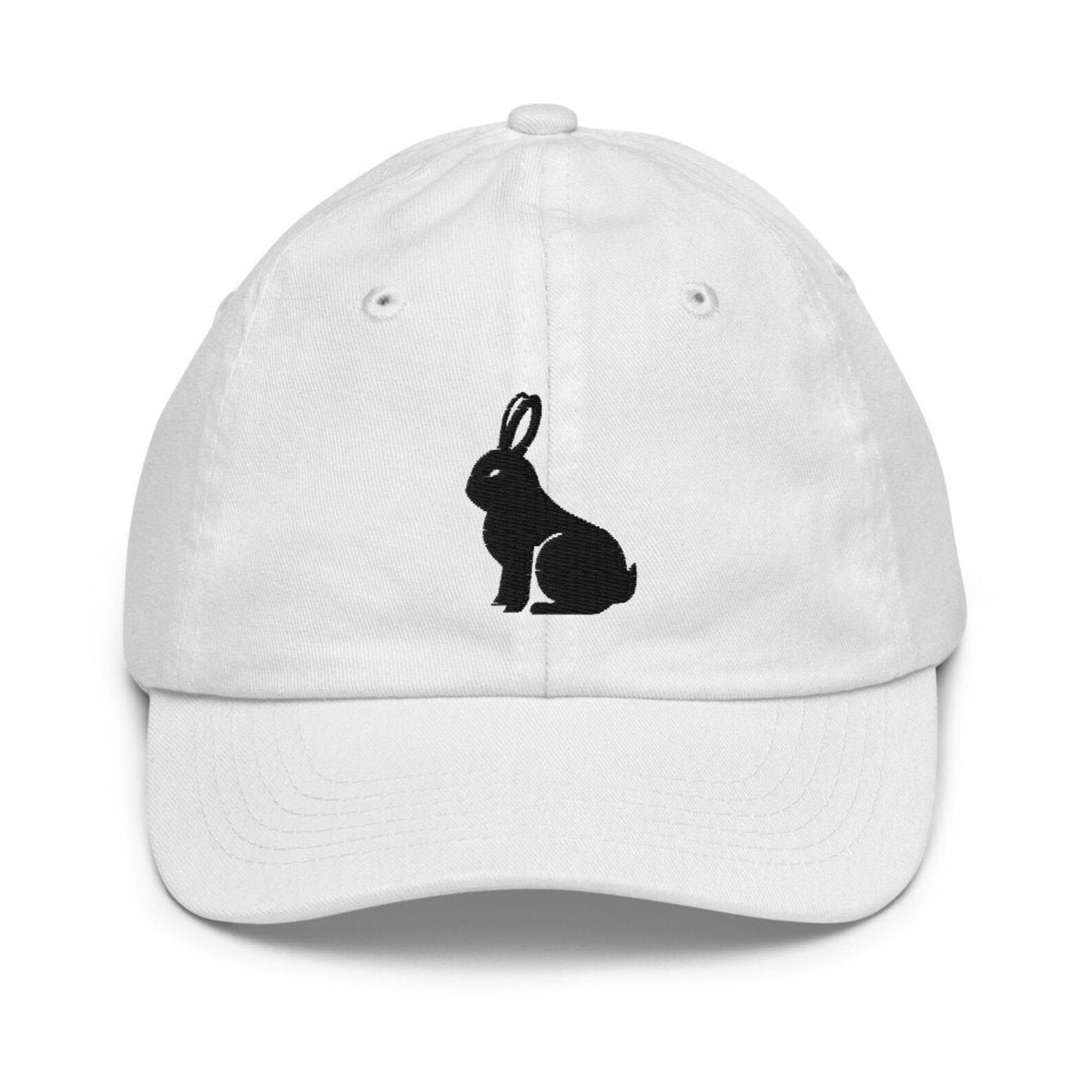 Rabbit Embroidered Youth Baseball Cap Rabbit Hat Rabbit - Etsy