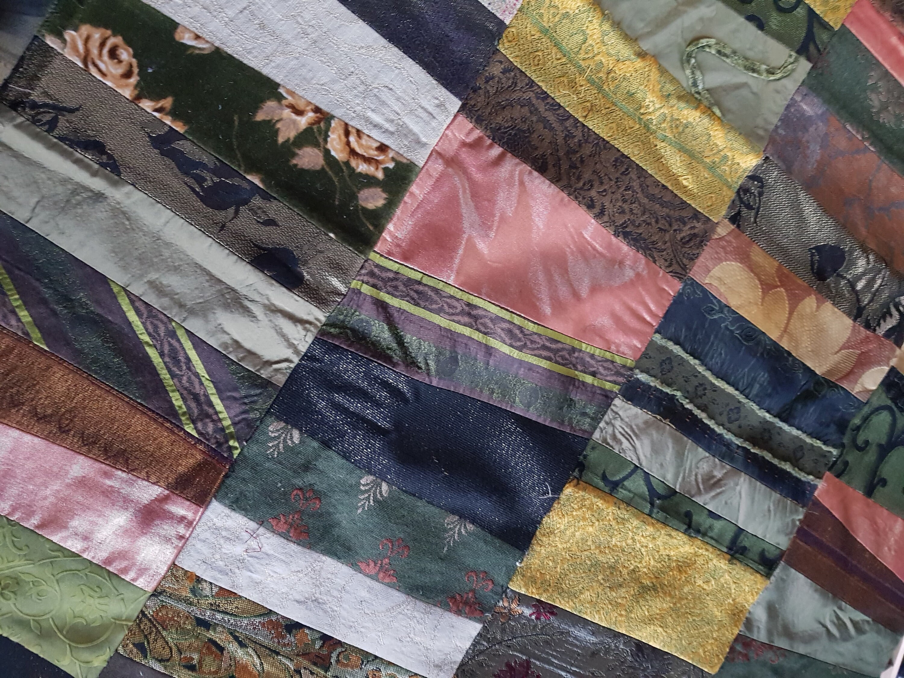 OLD FASHIONED PATCHWORKVintage quilt patchwork piece for | Etsy