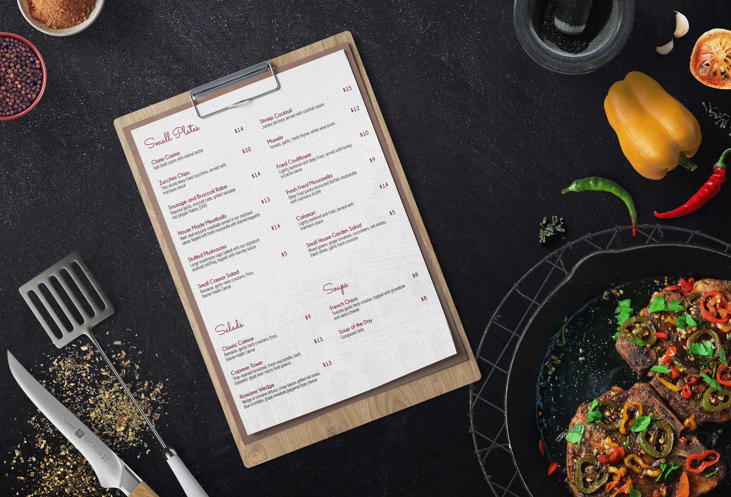 Custom Restaurant Menu Design Cafe Menu Design Editable - Etsy