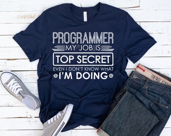 Gift for Programmer T-shirt I Am A Programmer Tee Shirt Funny ...