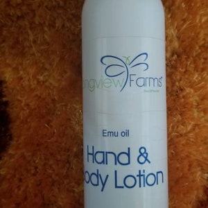 Emu Lotion for Dry Skin- Hand and Body Lotion 8oz. - Etsy