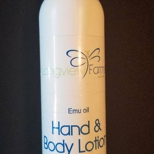 Emu Lotion for Dry Skin- Hand and Body Lotion 8oz. - Etsy