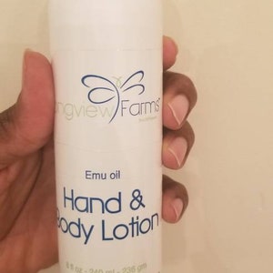 Emu Lotion for Dry Skin- Hand and Body Lotion 8oz. - Etsy