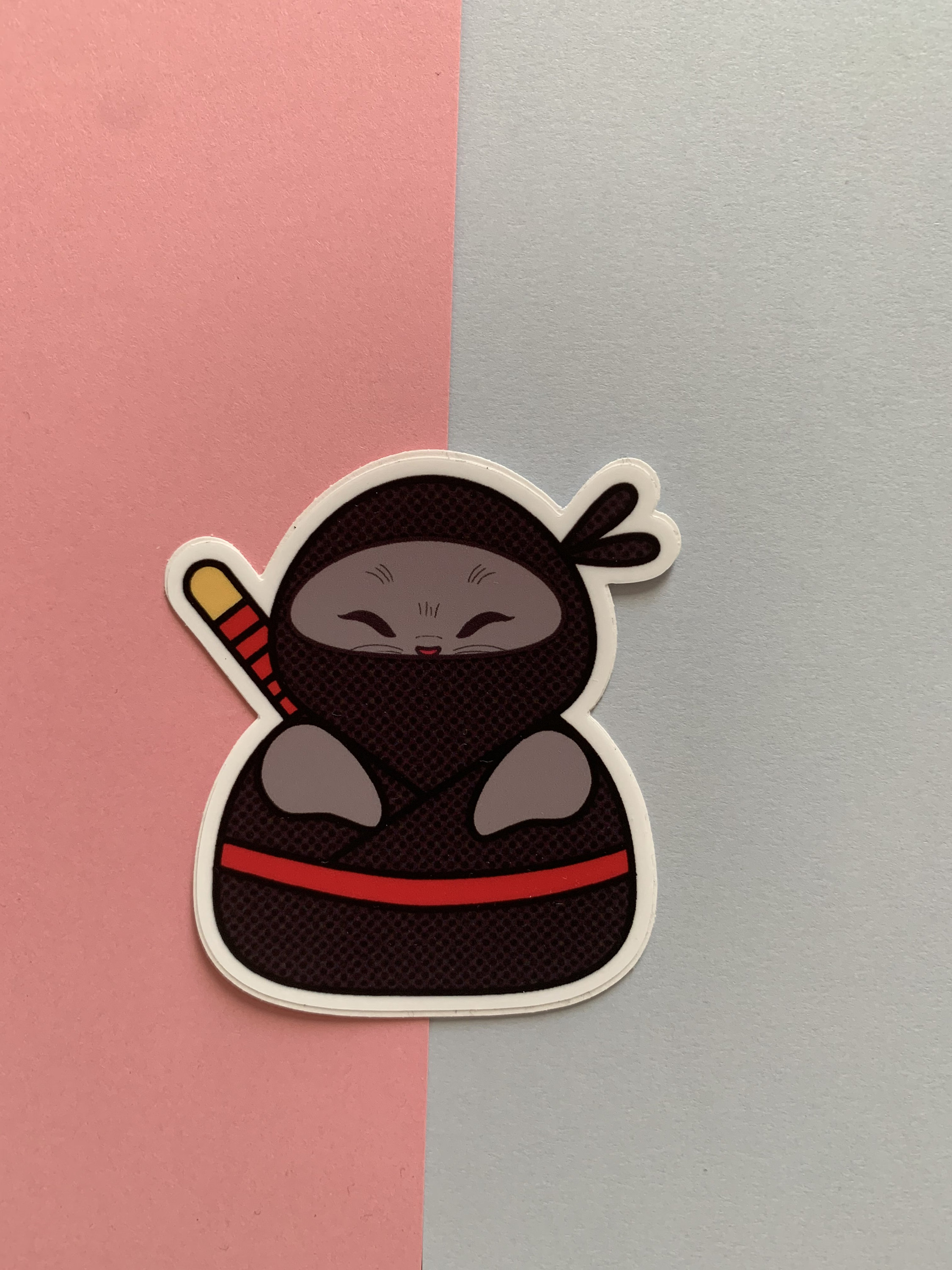 Cat Ninja Sticker - Etsy