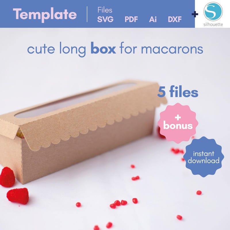 Macaroon Box - Etsy