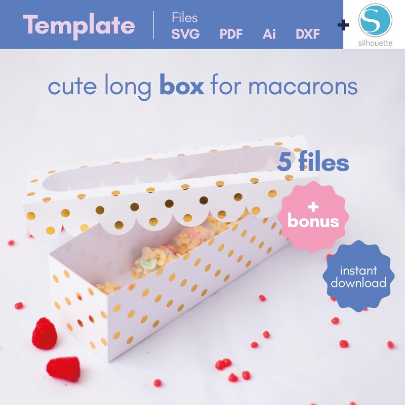 Macaron Box - Etsy