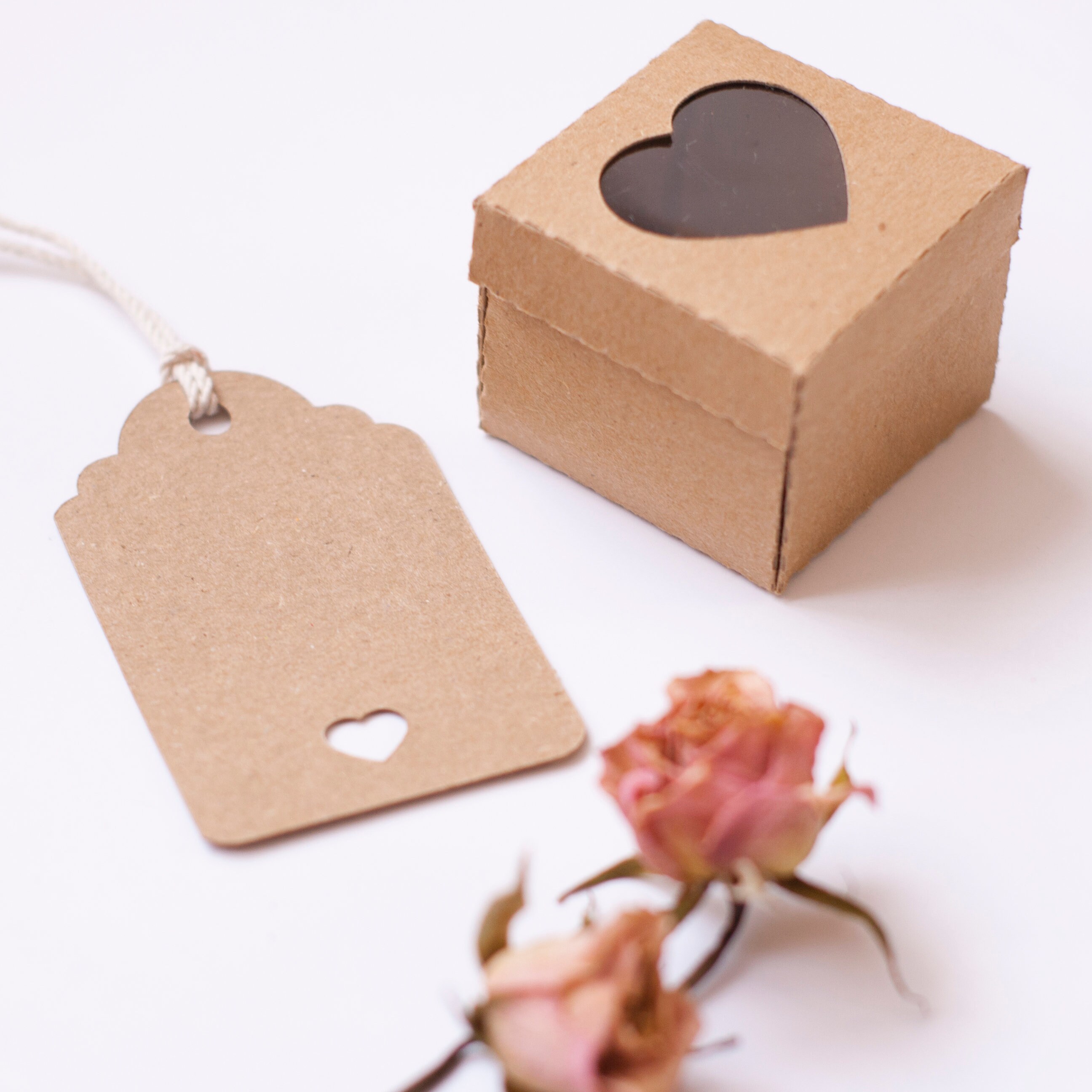 Little Square Box Simple Tag Template 5 Files | Etsy