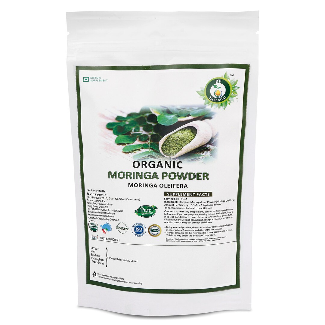 Organic Moringa Powder Moringa Oleifera Moringa Leaf Powder USDA ...