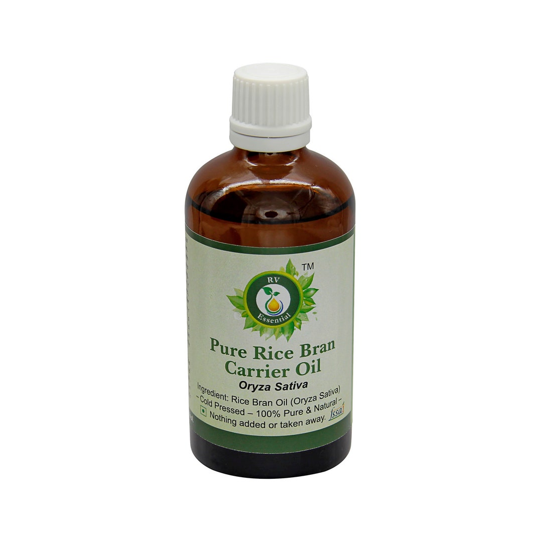 Rice Bran Oil Pure Rice Bran Carrier Oil Oryza Sativa 100% Pure and ...