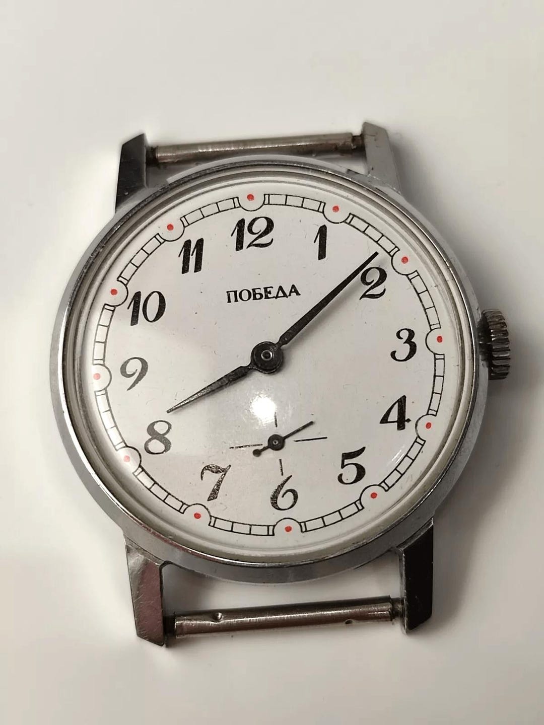 Vintage POBEDA Soviet Watch – USSR Mechanical Wristwatch – Collectible ...