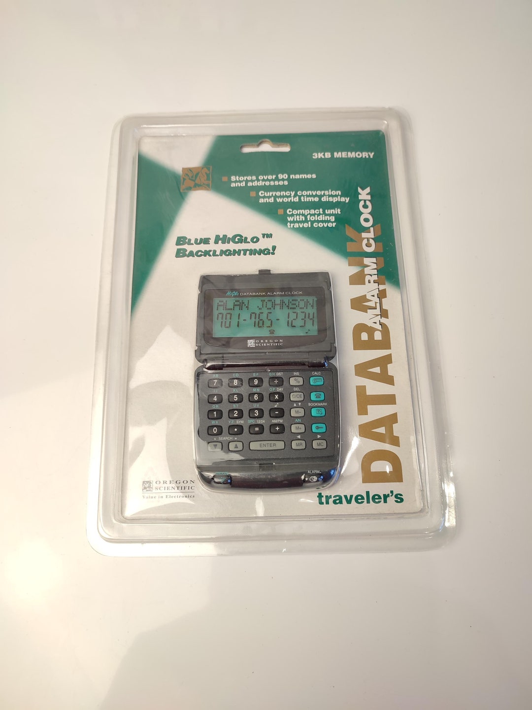 Vintage Pocket Calculator Oregon Scientific Personal Databank Pocket ...