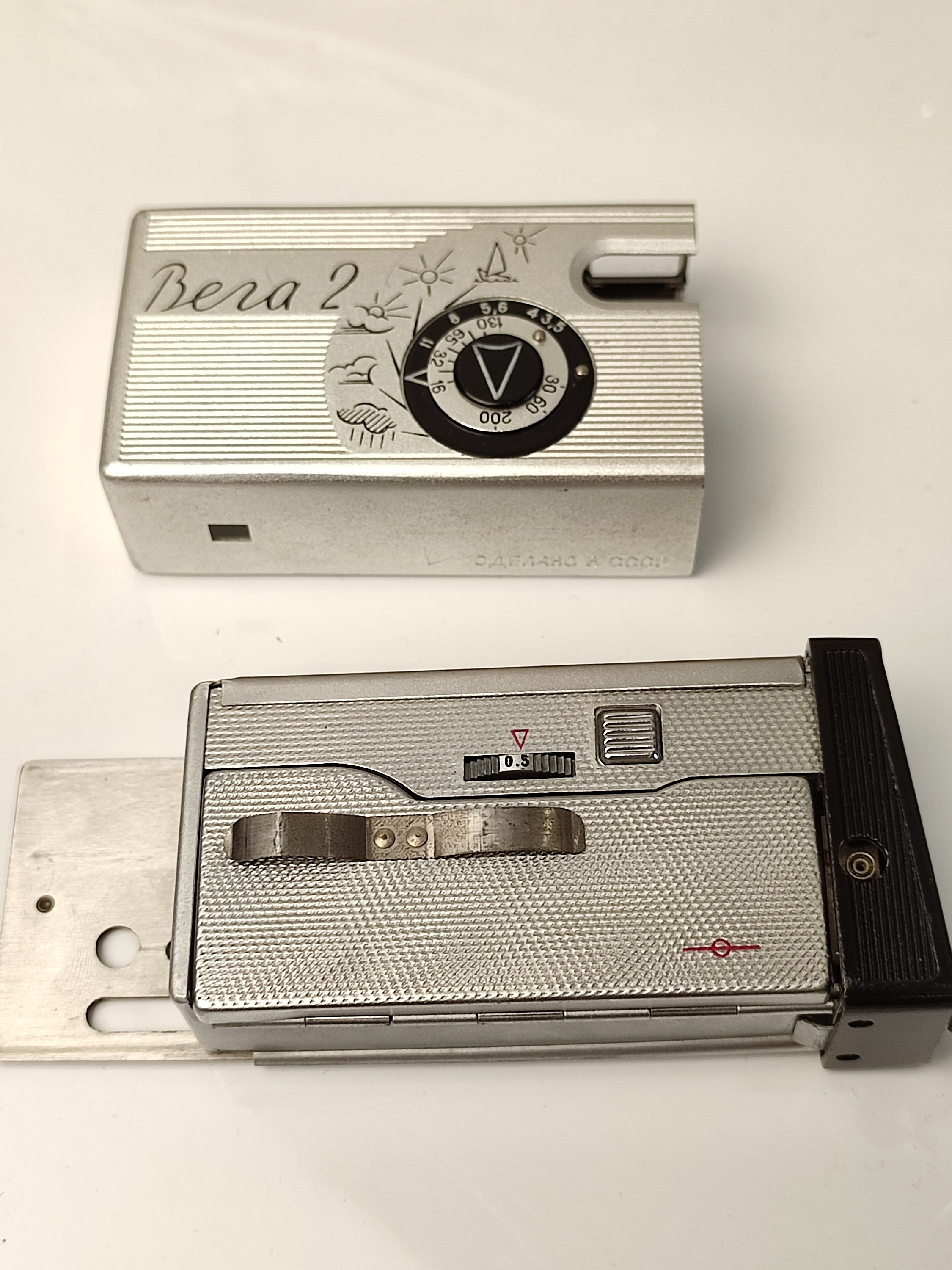 Vintage Spy Camera Kiev Vega 2 Miniature Camera Soviet Subminiature Spy ...