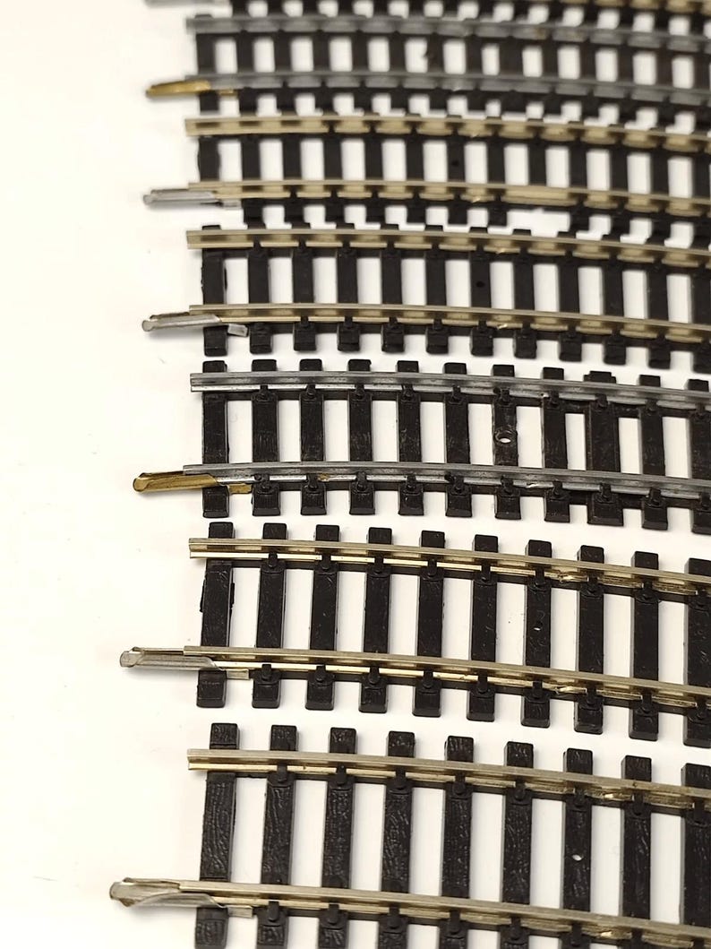 Vintage Railway Train Jouef Scale Model Railway Train Track 12pc ...