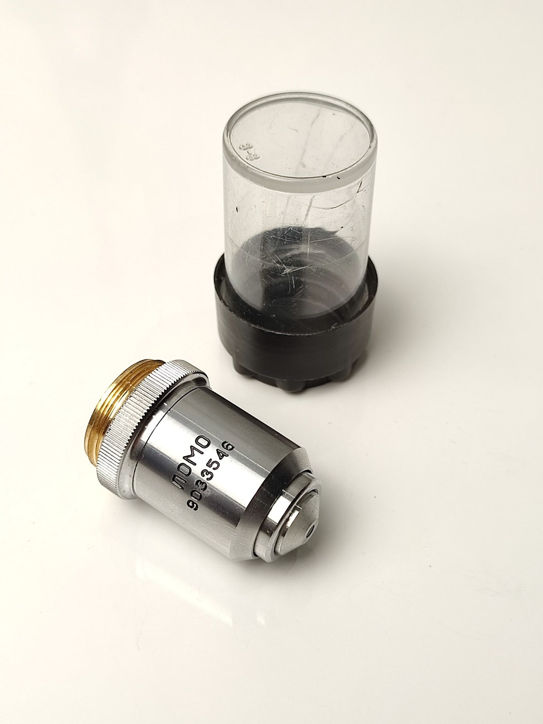 LOMO Microscope Objective 40x0.65 Planapochromat Soviet Vintage Lens ...