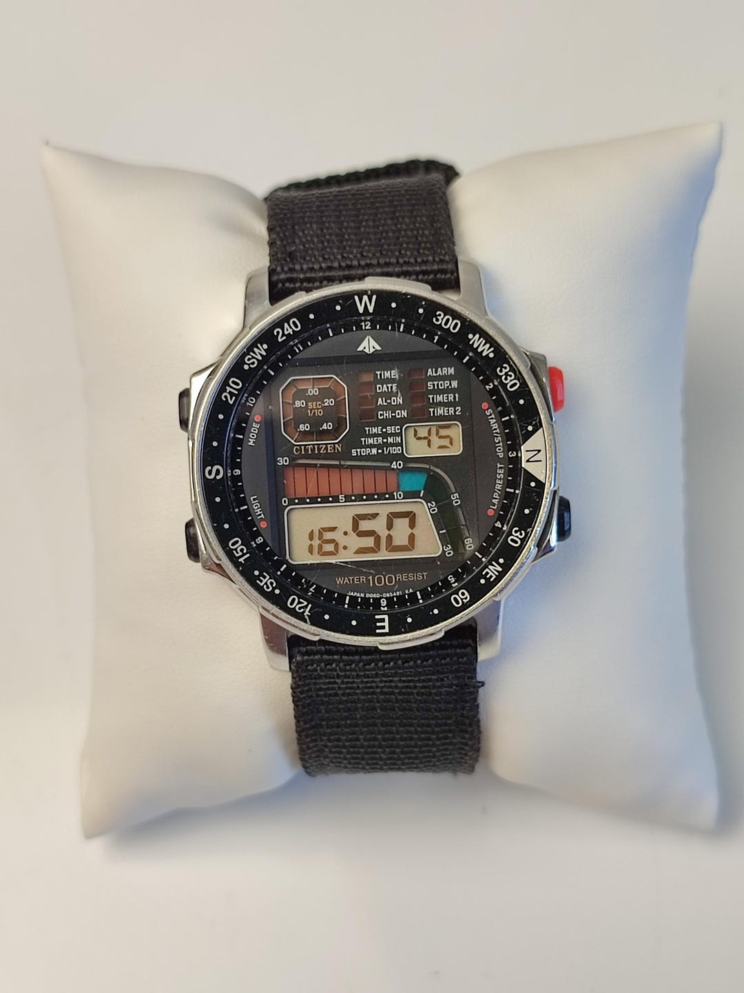 Citizen Windsurfer Wind Jack Promaster Watch LCD Rare D060-086953 ...