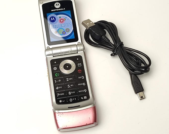Motorola W377 Flip Phone – Retro Mobile Cell Phone GSM – Early 2000s Tech Collectible Motorola ...