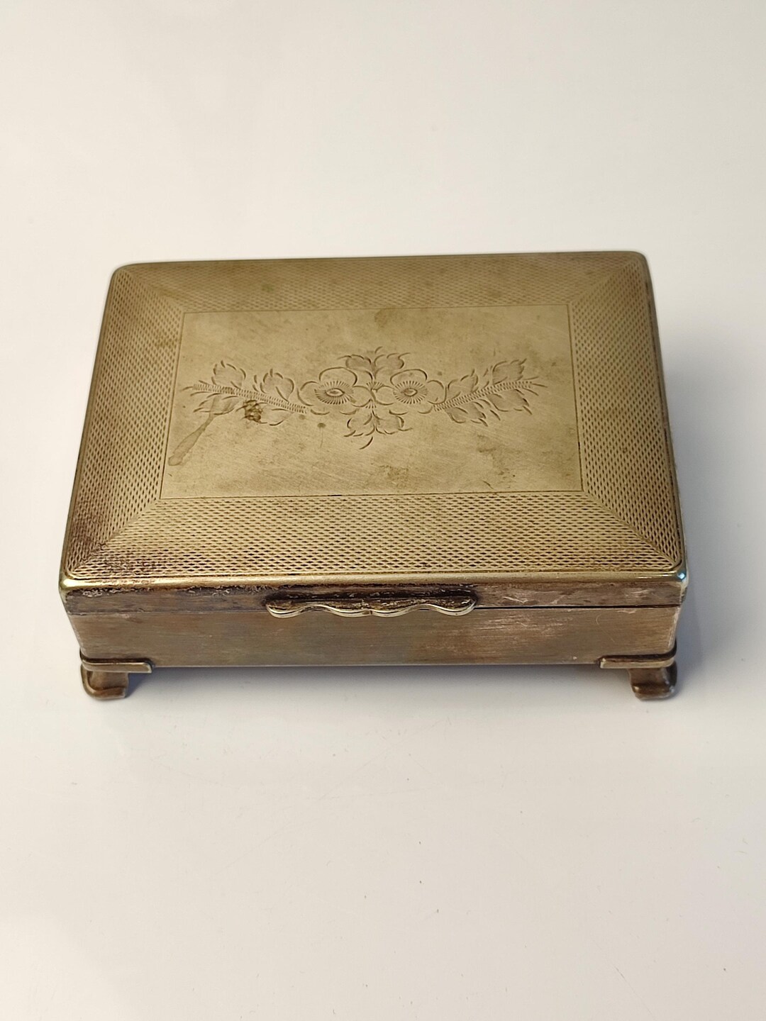 Vintage Aristocrat Table Cigarette Box England Cigarette Case Stand ...